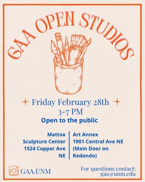 GAA Open Studios | Department of Art - The University of New Mexico